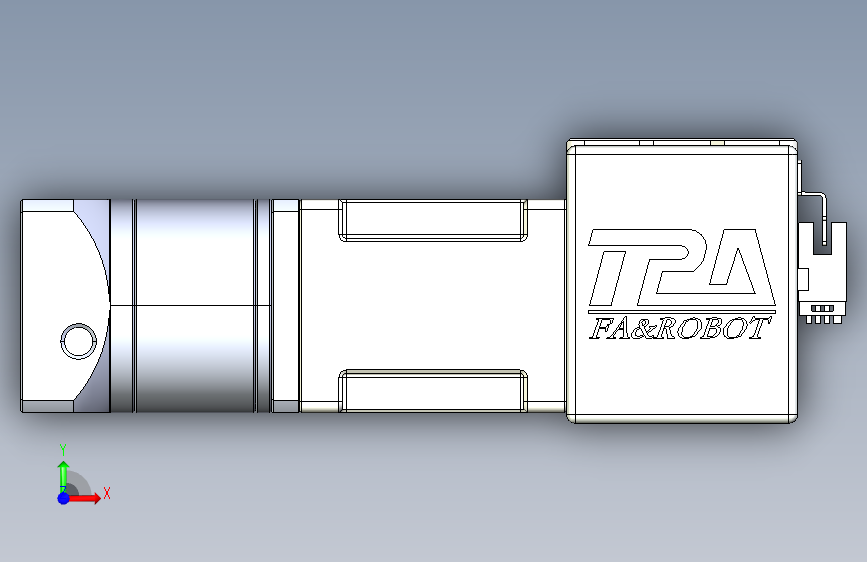 TPA ONB系列带式直线轴半闭式TPA-ONB-60-140-L2450-DL-J60-N3_STEP_模型图纸下载 – 懒石网