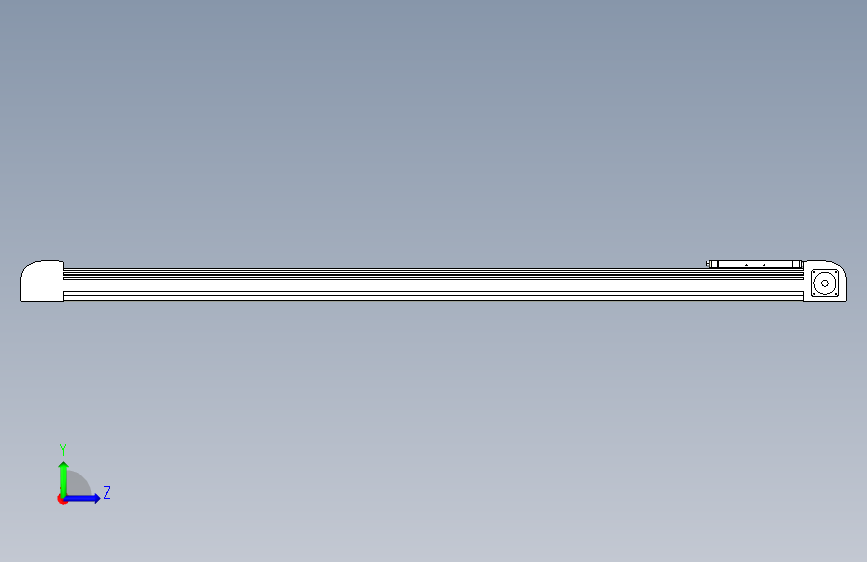 TPA ONB系列带式直线轴半闭式TPA-ONB-80-170-L1450-DL-J60-N3_STEP_模型图纸下载 – 懒石网
