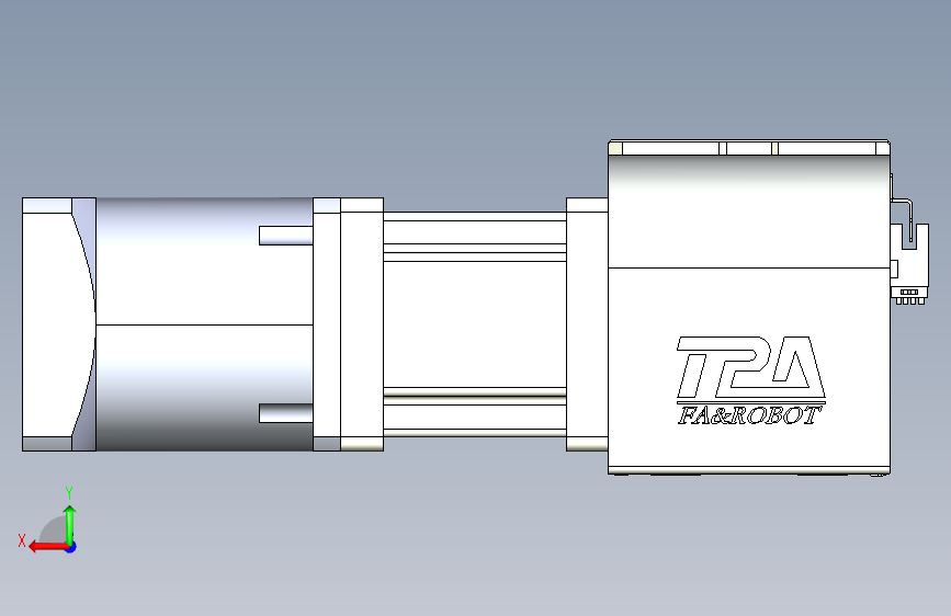 TPA ONB系列带式直线轴半闭式TPA-ONB-100-232-L2750-DL-J90-N3_STEP_模型图纸下载 – 懒石网