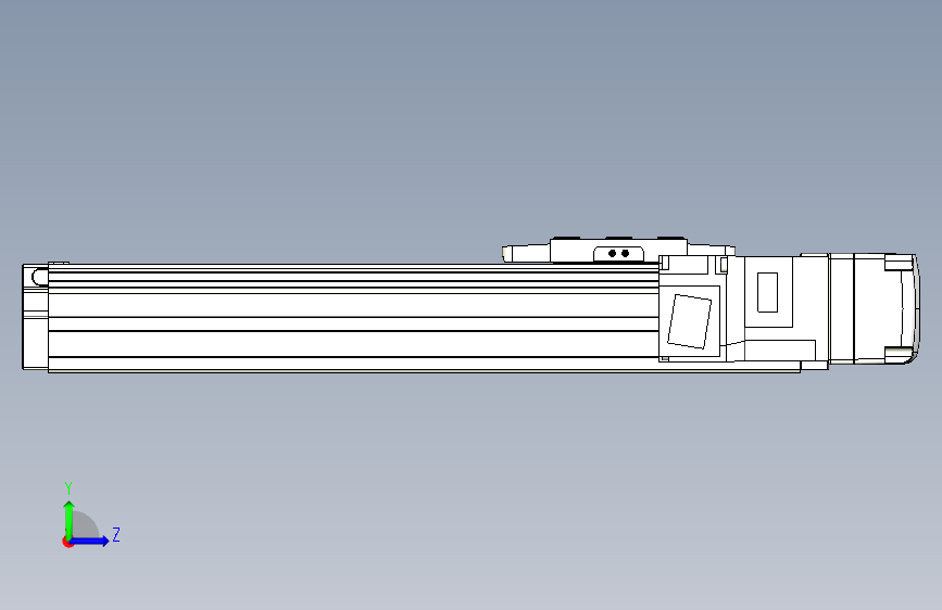 TPA GCR系列滚珠丝杠直线轴内置导轨-TPA-GCR-40-1210C-L150-MR-M10-N3_STEP_模型图纸下载 – 懒石网