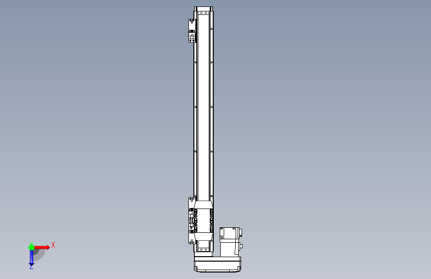TPA GCR系列滚珠丝杠直线轴内置导轨-TPA-GCR-40-1210C-L400-ML-M10-N3_STEP_模型图纸下载 – 懒石网