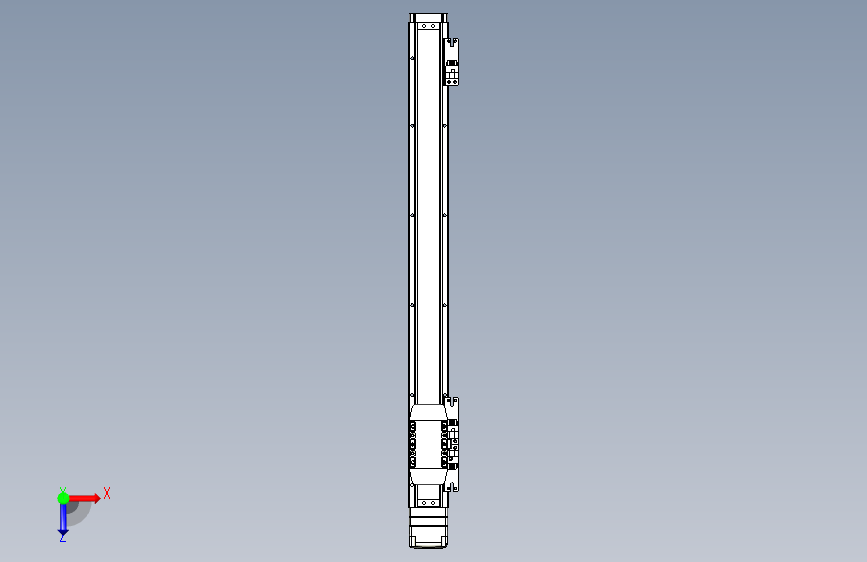 TPA GCR系列滚珠丝杠直线轴内置导轨-TPA-GCR-40-1210C-L400-MP-M10-N3_STEP_模型图纸下载 – 懒石网