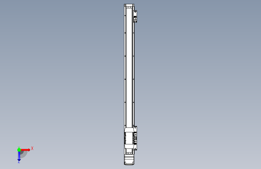 TPA GCR系列滚珠丝杠直线轴内置导轨-TPA-GCR-40-1210C-L500-MP-M10-N3_STEP_模型图纸下载 – 懒石网
