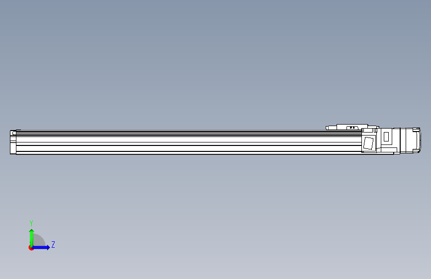 TPA GCR系列滚珠丝杠直线轴内置导轨-TPA-GCR-40-1210C-L500-MR-M10-N3_STEP_模型图纸下载 – 懒石网