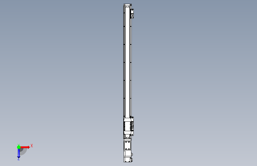 TPA GCR系列滚珠丝杠直线轴内置导轨-TPA-GCR-40-1210C-L600-M-M10-N3_STEP_模型图纸下载 – 懒石网