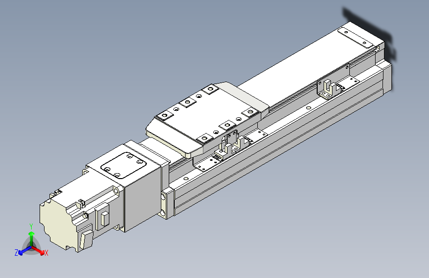 TPA GCR系列滚珠丝杠直线轴内置导轨-TPA-GCR-80-1610C-L150-M-M20-N3_STEP_模型图纸下载 – 懒石网