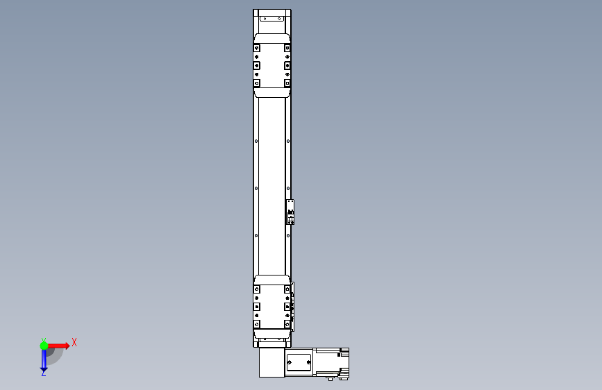 TPA GCBS系列带式直线轴双滑块型-TPA-GCBS-80-P60-L175-DL-M20-N3_STEP_模型图纸下载 – 懒石网