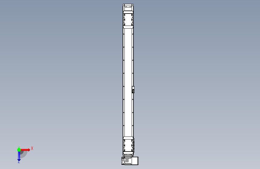 TPA GCBS系列带式直线轴双滑块型-TPA-GCBS-80-P60-L400-RU-M20-N3_STEP_模型图纸下载 – 懒石网