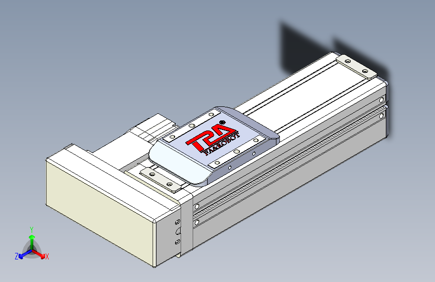 TPA HCR系列滚珠丝杠直线轴，带导轨全闭-TPA-HCR-65S-1610C-L100-ML-Y-P10-N3_STEP_模型图纸下载 – 懒石网