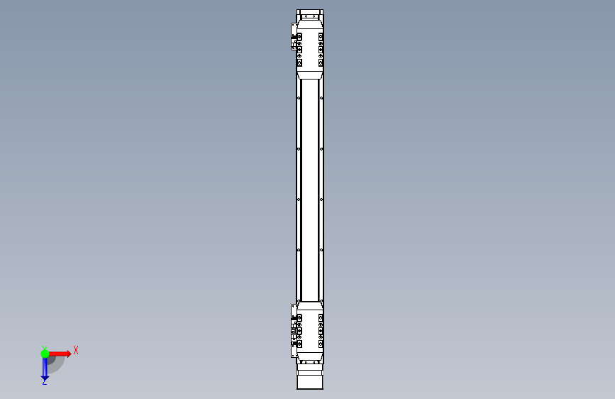 TPA GCRS系列滚珠丝杠直线轴，带双滑块和内置导轨-TPA-GCRS-50-1205C-L200-MP-M10-N3_STEP_模型图纸下载 – 懒石网