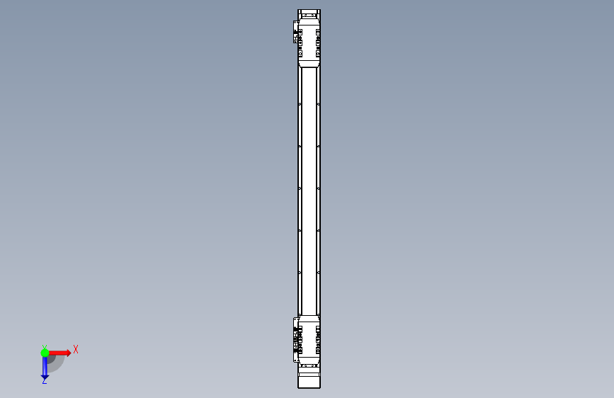 TPA GCRS系列滚珠丝杠直线轴，带双滑块和内置导轨-TPA-GCRS-50-1205C-L275-MP-M10-N3_STEP_模型图纸下载 – 懒石网
