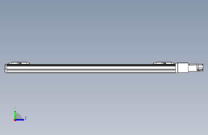 TPA GCRS系列滚珠丝杠直线轴，带双滑块和内置导轨-TPA-GCRS-50-1205C-L325-M-M10-N3_STEP_模型图纸下载 – 懒石网