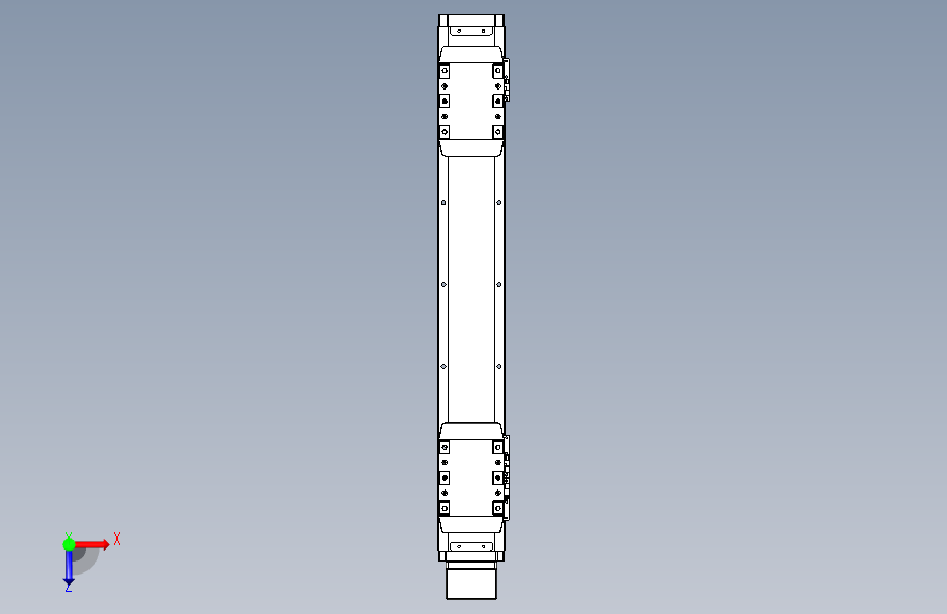 TPA GCRS系列滚珠丝杠直线轴，带双滑块和内置导轨-TPA-GCRS-80-1610C-L125-MP-M20-N3_STEP_模型图纸下载 – 懒石网
