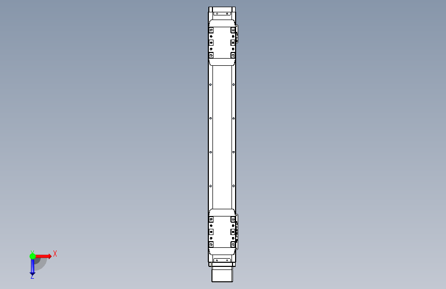 TPA GCRS系列滚珠丝杠直线轴，带双滑块和内置导轨-TPA-GCRS-80-1610C-L175-MP-M20-N3_STEP_模型图纸下载 – 懒石网