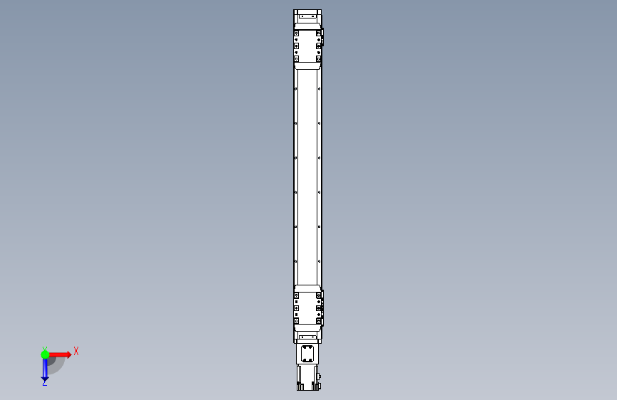 TPA GCRS系列滚珠丝杠直线轴，带双滑块和内置导轨-TPA-GCRS-80-1610C-L275-M-M20-N3_STEP_模型图纸下载 – 懒石网
