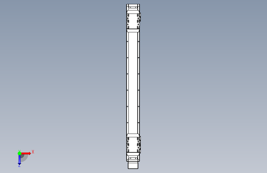 TPA GCRS系列滚珠丝杠直线轴，带双滑块和内置导轨-TPA-GCRS-80-1610C-L275-MP-M20-N3_STEP_模型图纸下载 – 懒石网