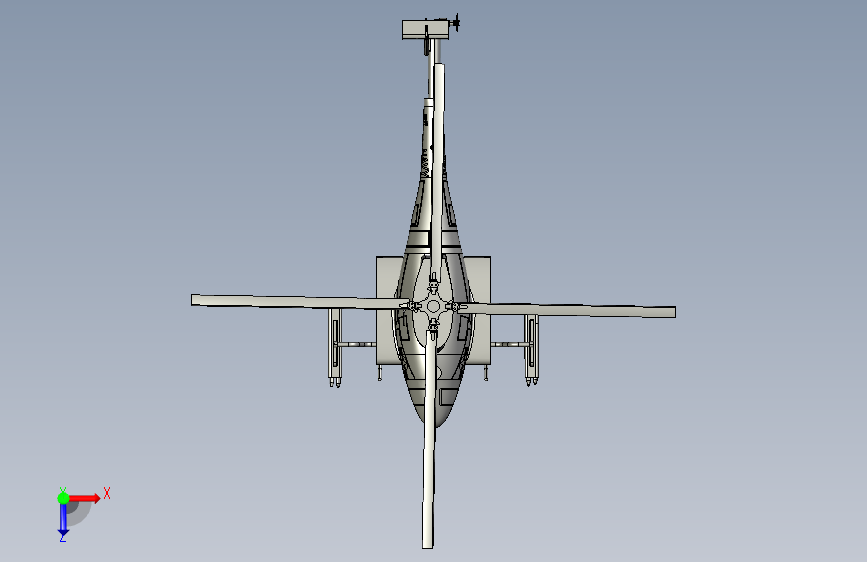 29--MQ-8B火力侦察兵垂直起飞和着陆战术无人直升机图纸【三三素材】_STEP_模型图纸下载 – 懒石网
