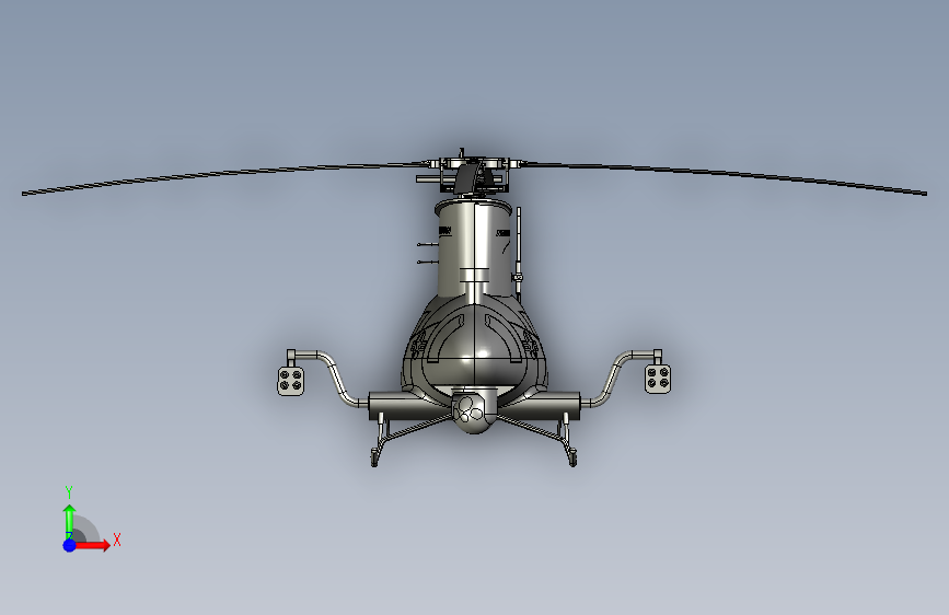 29--MQ-8B火力侦察兵垂直起飞和着陆战术无人直升机图纸【三三素材】_STEP_模型图纸下载 – 懒石网