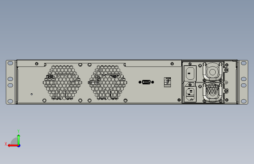 c226-2U服务器机箱_STEP_模型图纸下载 – 懒石网