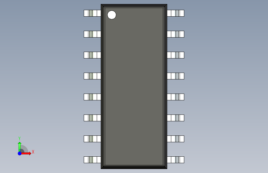 soic封装-SOIC127P600X165-16N_STEP_模型图纸下载 – 懒石网