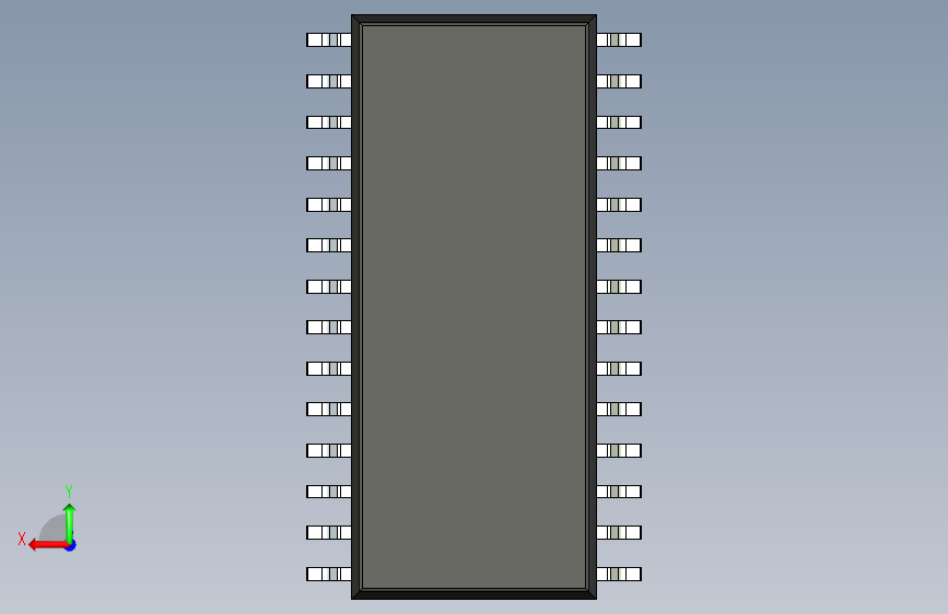 soic封装-SOIC127P1030X265-28N_STEP_模型图纸下载 – 懒石网