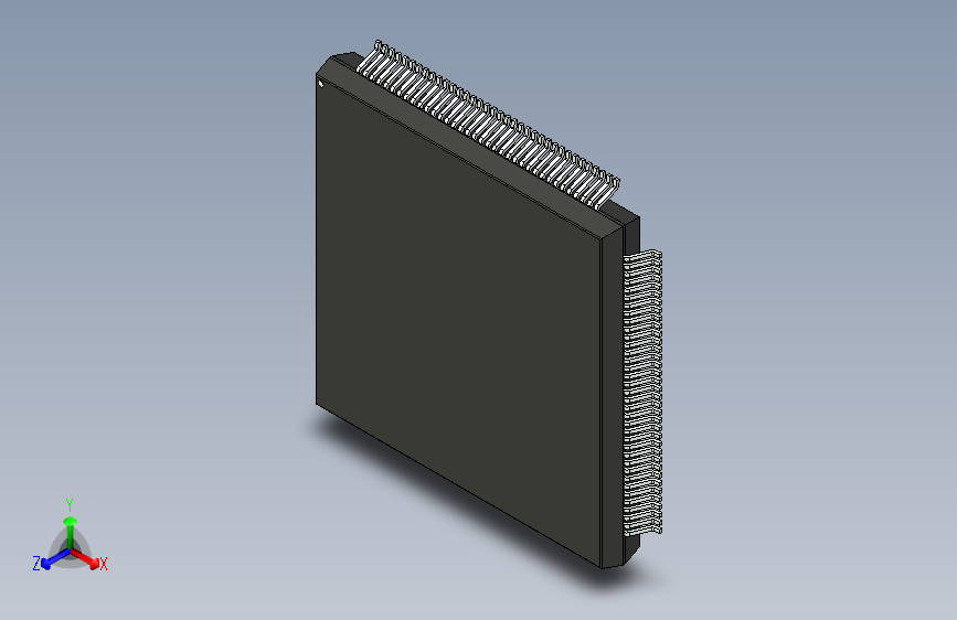 qfp封装-QFP65P3120X3120X375-144N_STEP_模型图纸下载 – 懒石网