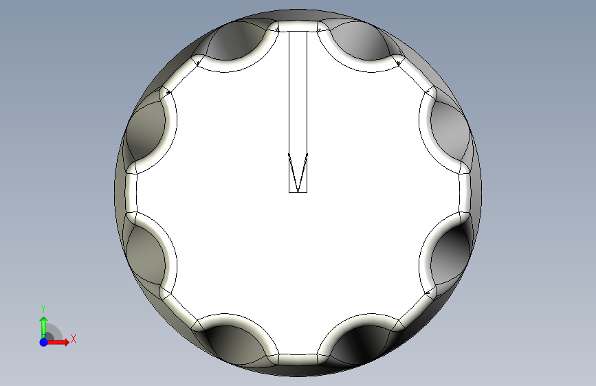 旋钮 1900H D 型轴-1900h-l_gy-T-D_STEP_模型图纸下载 – 懒石网