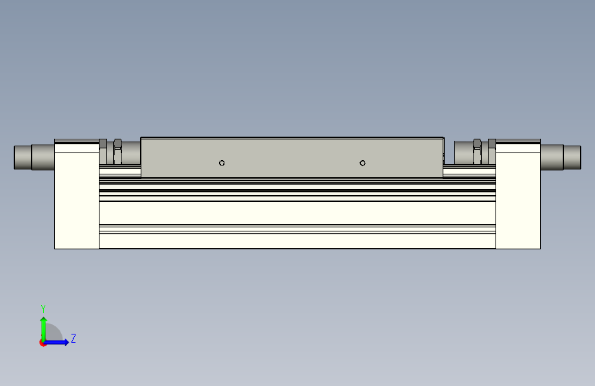 无杆气缸-567549 DGC-40-10-HD-YSR ---(0)_STEP_模型图纸下载 – 懒石网
