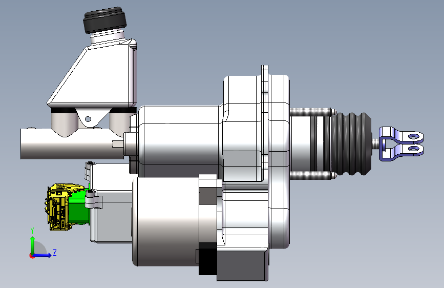iBooster线控制动系统总成_SOLIDWORKS 2018_模型图纸下载 – 懒石网
