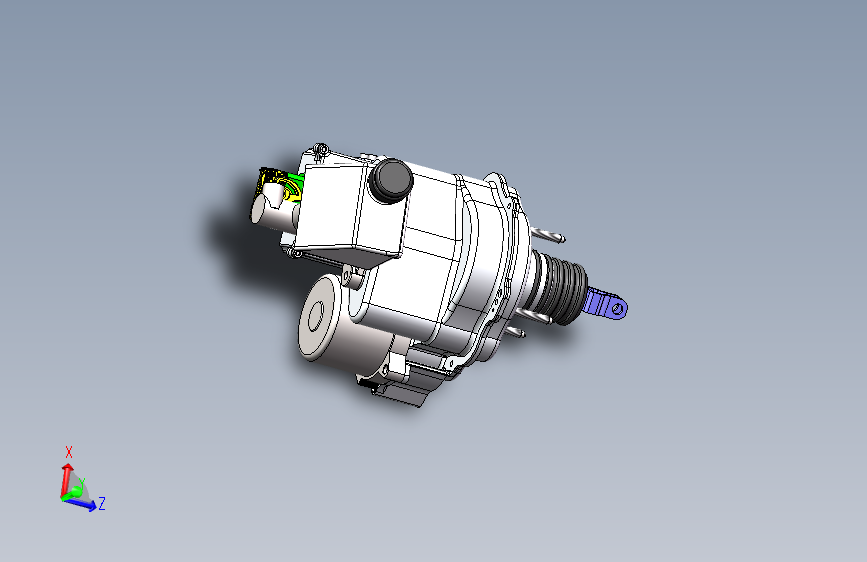 iBooster线控制动系统总成_SOLIDWORKS 2018_模型图纸下载 – 懒石网