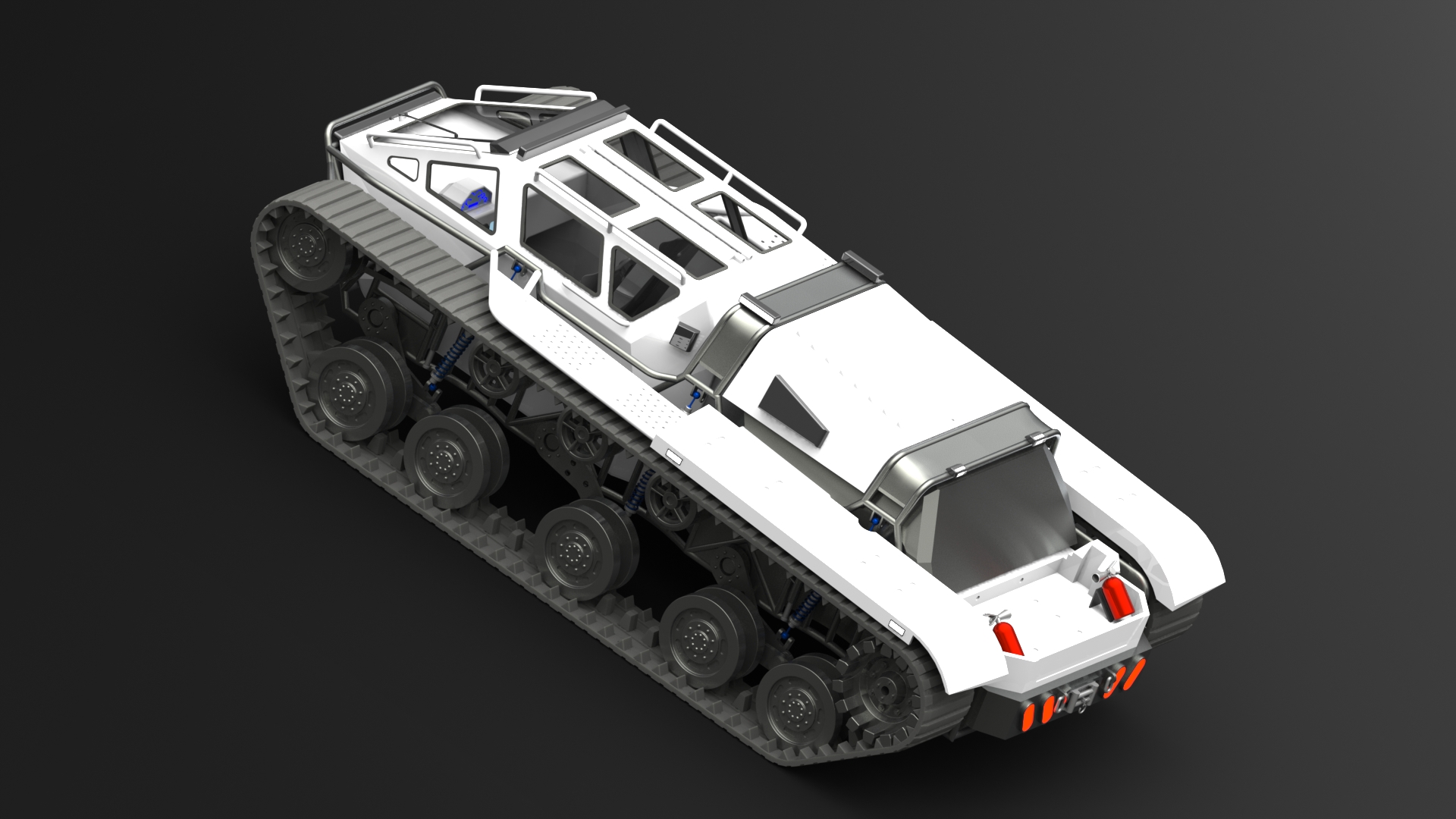 Ripsaw EV3-F4 粗齿锯坦克_SOLIDWORKS _模型图纸下载 – 懒石网