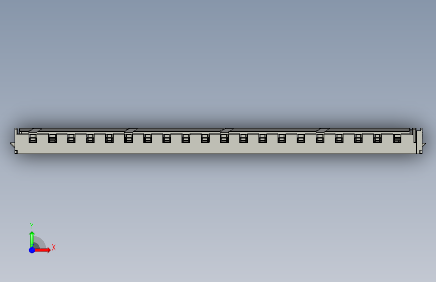 2U鲲鹏服务器面板_STEP _模型图纸下载 – 懒石网