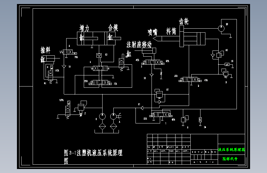ZS900注塑机PLC电气控制系统设计_AutoCAD 2007_模型图纸下载 – 懒石网