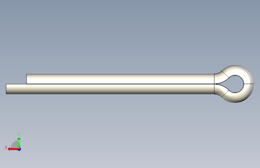 din-94分体式销-DIN 94 2.5 DIA_IGES_模型图纸下载 – 懒石网