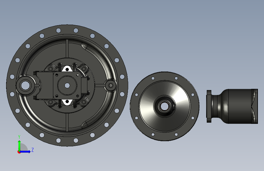 D51_蒸汽机_PROE _模型图纸下载 – 懒石网