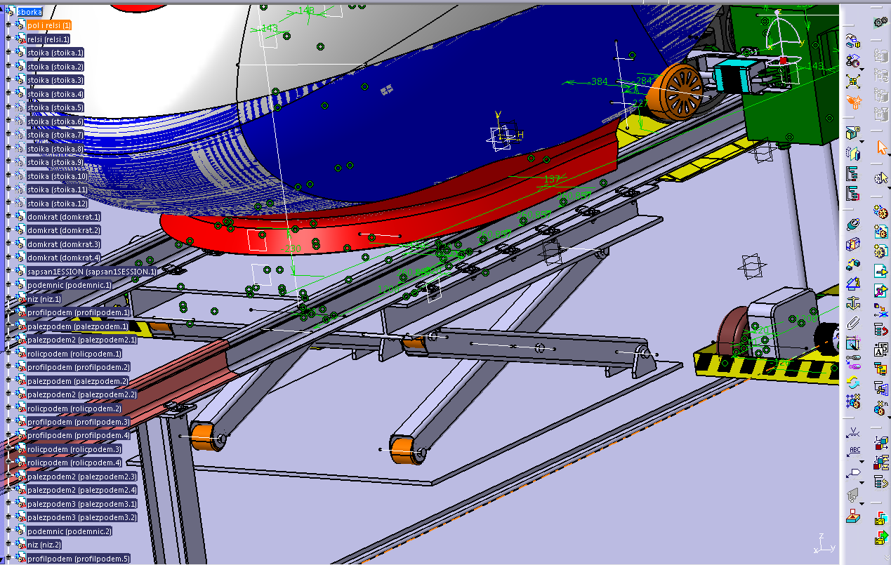 动车及其工作站三维建模图纸 CATIA设计_STEP_模型图纸下载 – 懒石网
