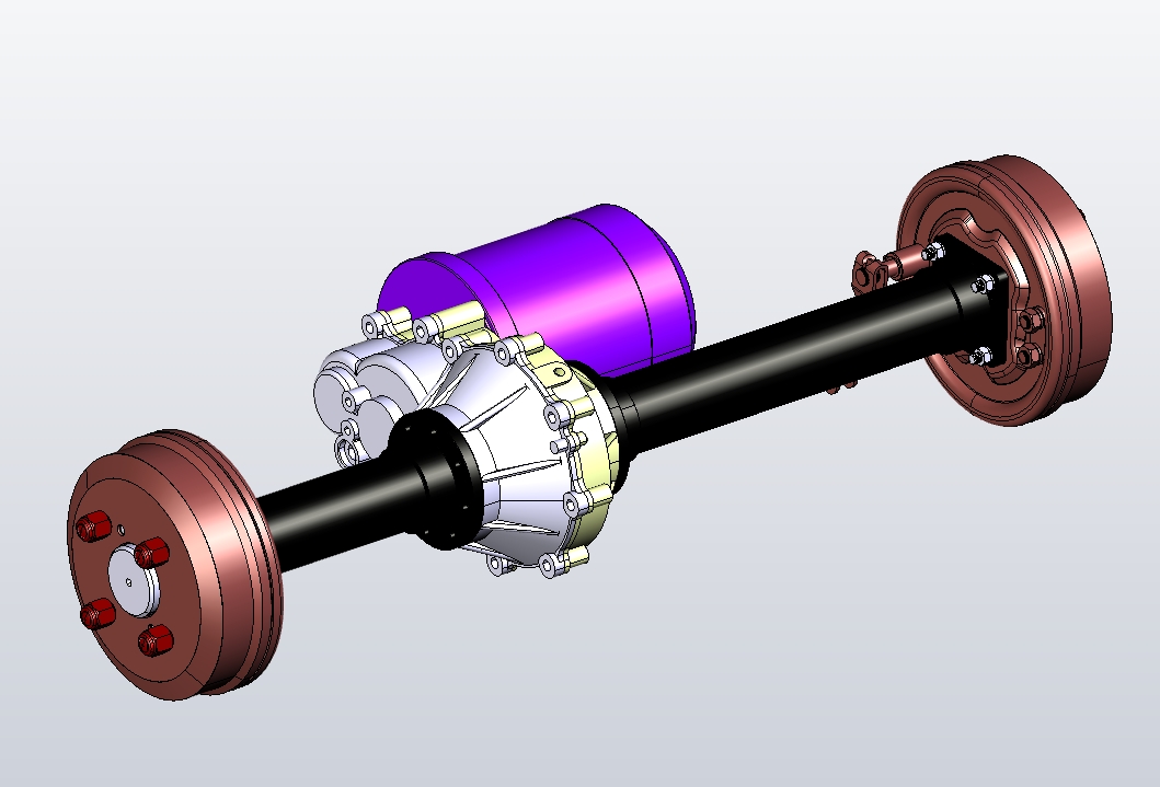 CL01纯电动汽车电驱动桥设计_CATIA V5R21_模型图纸下载 – 懒石网