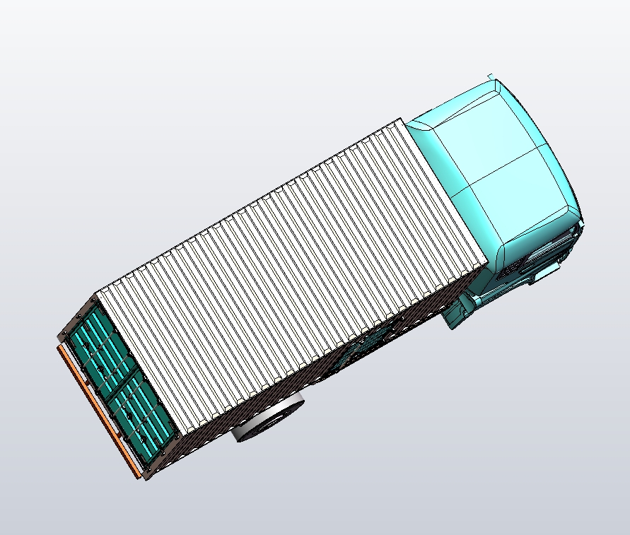 箱式货车模型三维SW2016带参_SOLIDWORKS 2016_模型图纸下载 – 懒石网