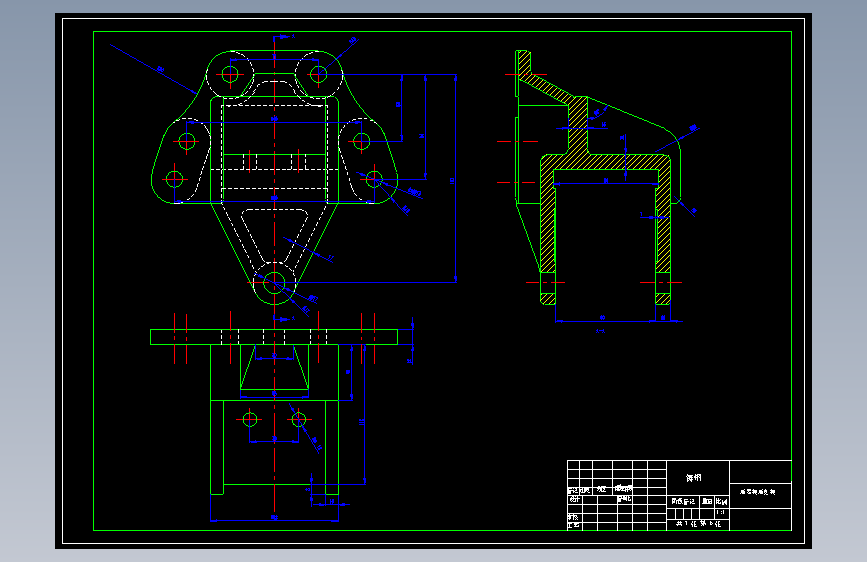 长城风骏5悬架系统设计CAD+说明_AutoCAD 2007_模型图纸下载 – 懒石网