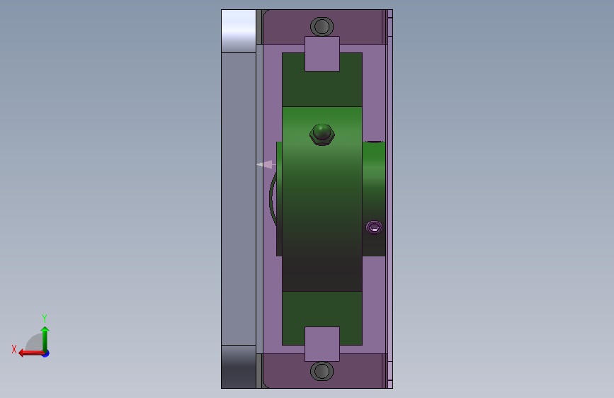 输送线涨紧三维SW2018无参_SOLIDWORKS 2018_模型图纸下载 – 懒石网