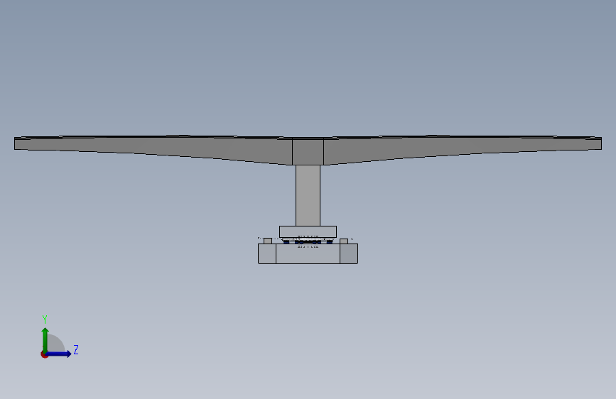 转体大跨宽幅桥梁三维SW2016带参_SOLIDWORKS 2016_模型图纸下载 – 懒石网