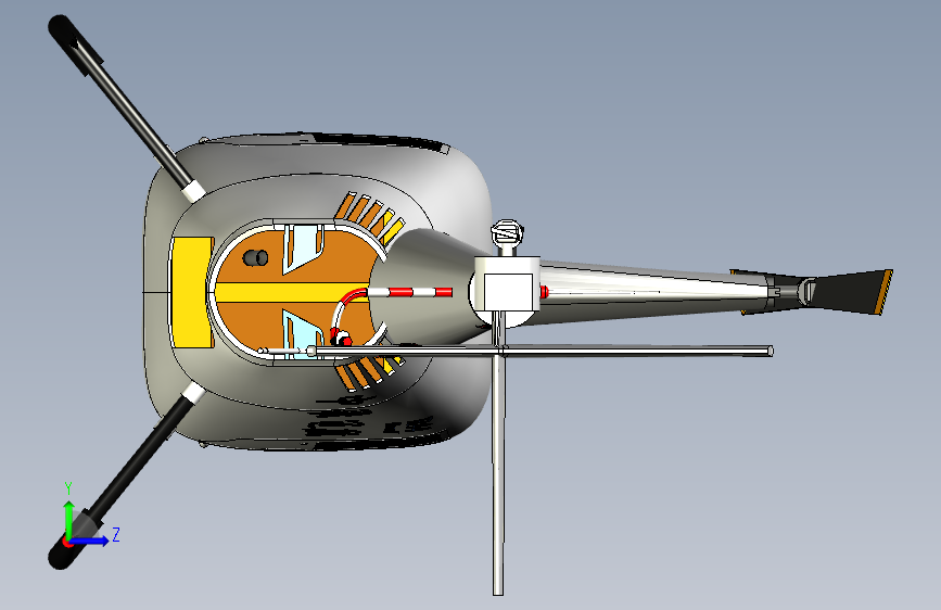 罗宾逊R44一比一尺寸模型三维stp_STEP _模型图纸下载 – 懒石网