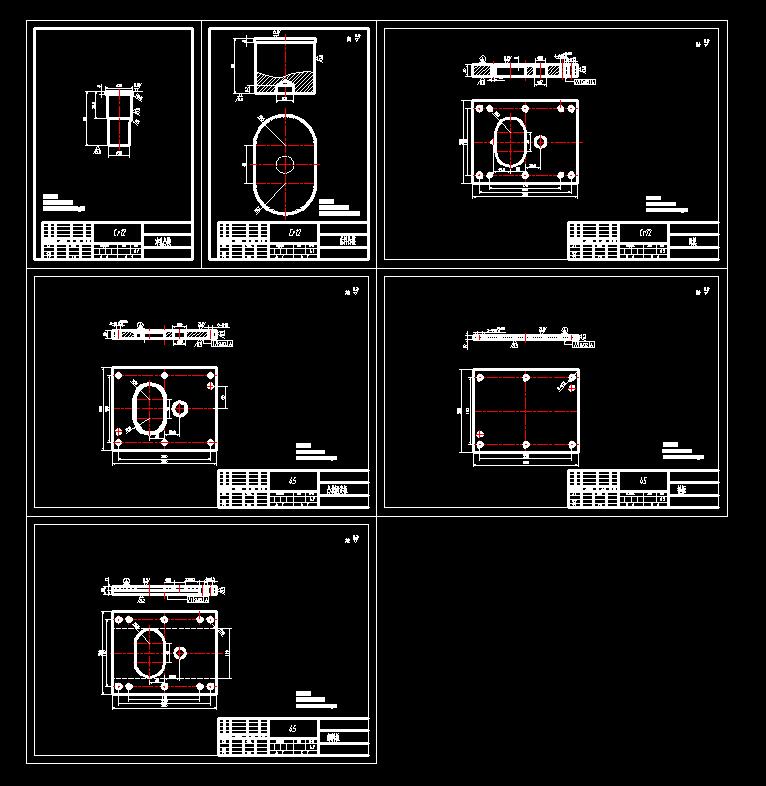 腰形结构件级进模（CAD图+UG维）_UG _模型图纸下载 – 懒石网