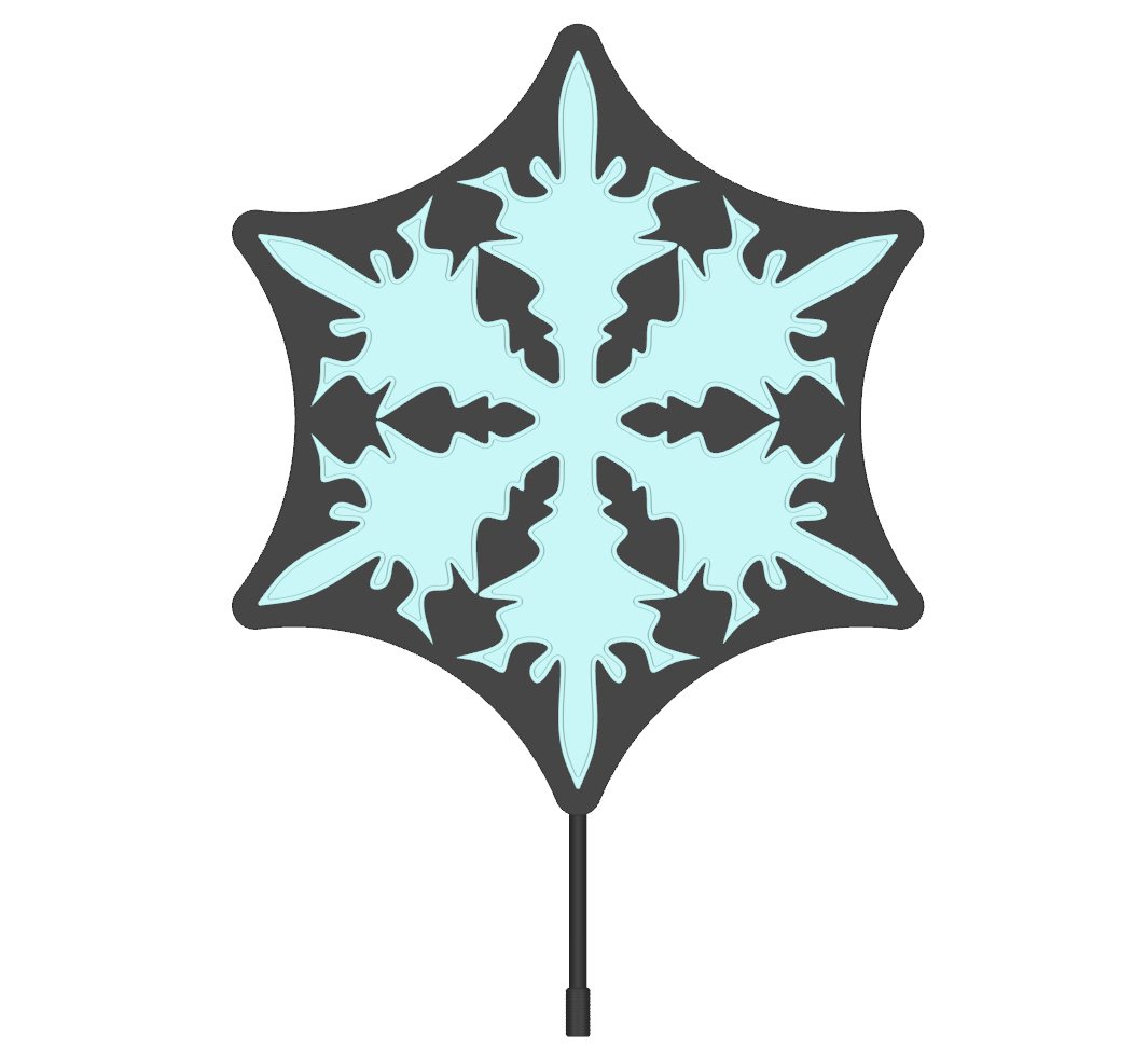 壁灯（冰雪文创）_UG_模型图纸下载 – 懒石网