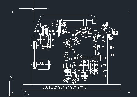 X6132型万能升降台铣床传动系统图_AutoCAD 2004_模型图纸下载 – 懒石网