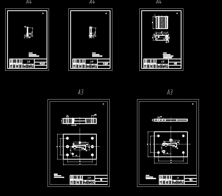 添杆冲孔落料复合模（CAD图+UG三维）_UG 8.0_模型图纸下载 – 懒石网