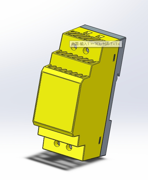 明纬ICL和DR-UPS系列开关电源合集轨道式_STEP_模型图纸下载 – 懒石网