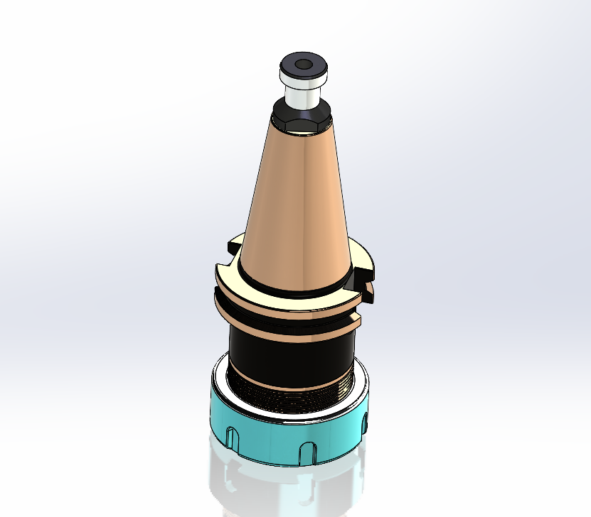 SK40刀柄_SOLIDWORKS _模型图纸下载 – 懒石网