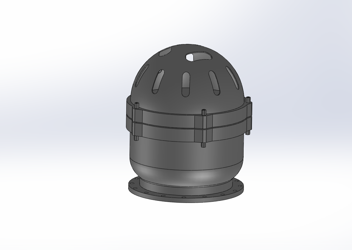 7款H42X-2.5底阀_SOLIDWORKS 2017_模型图纸下载 – 懒石网